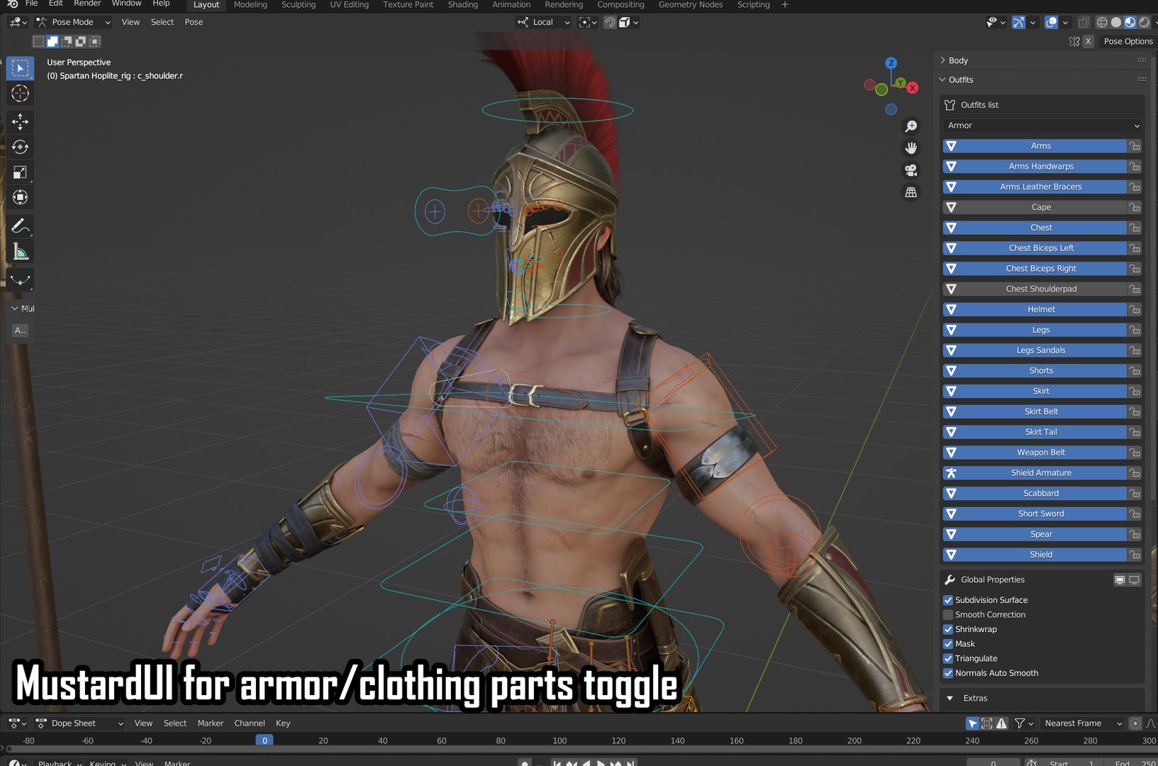 Spartan Hoplite - Game Ready 3D Model - TurboSquid 1964736