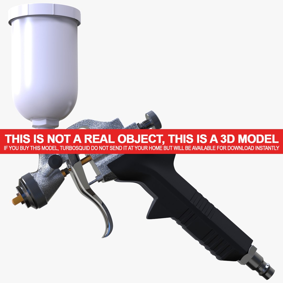 3D Pressure Spray Gun - TurboSquid 1234158