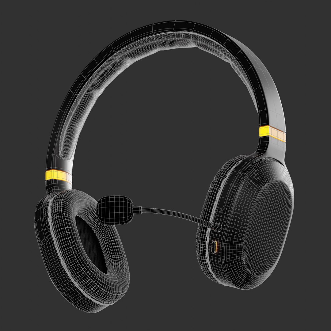 3D Wireless Gaming Headset - TurboSquid 2190673