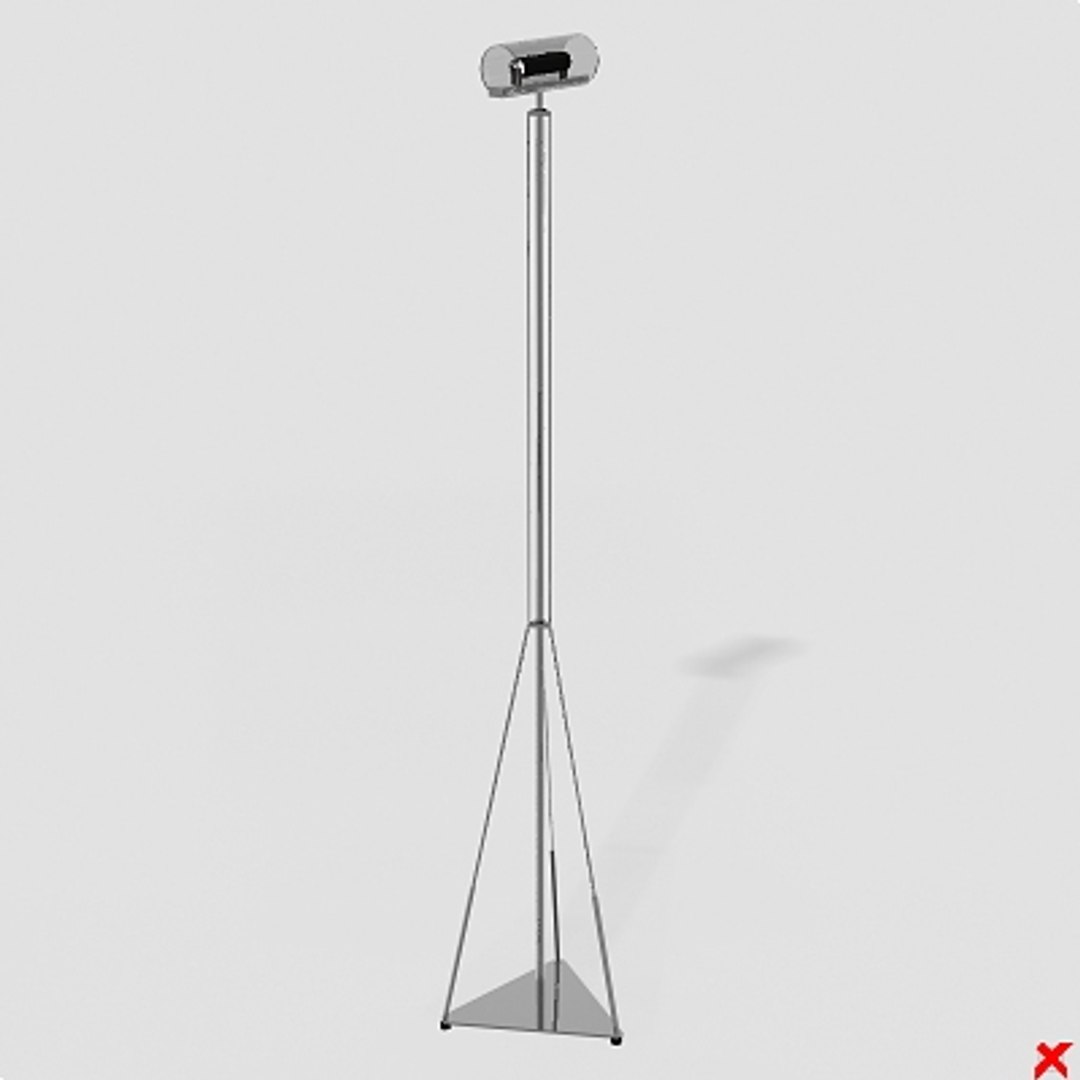 50 standing lamps 3d model