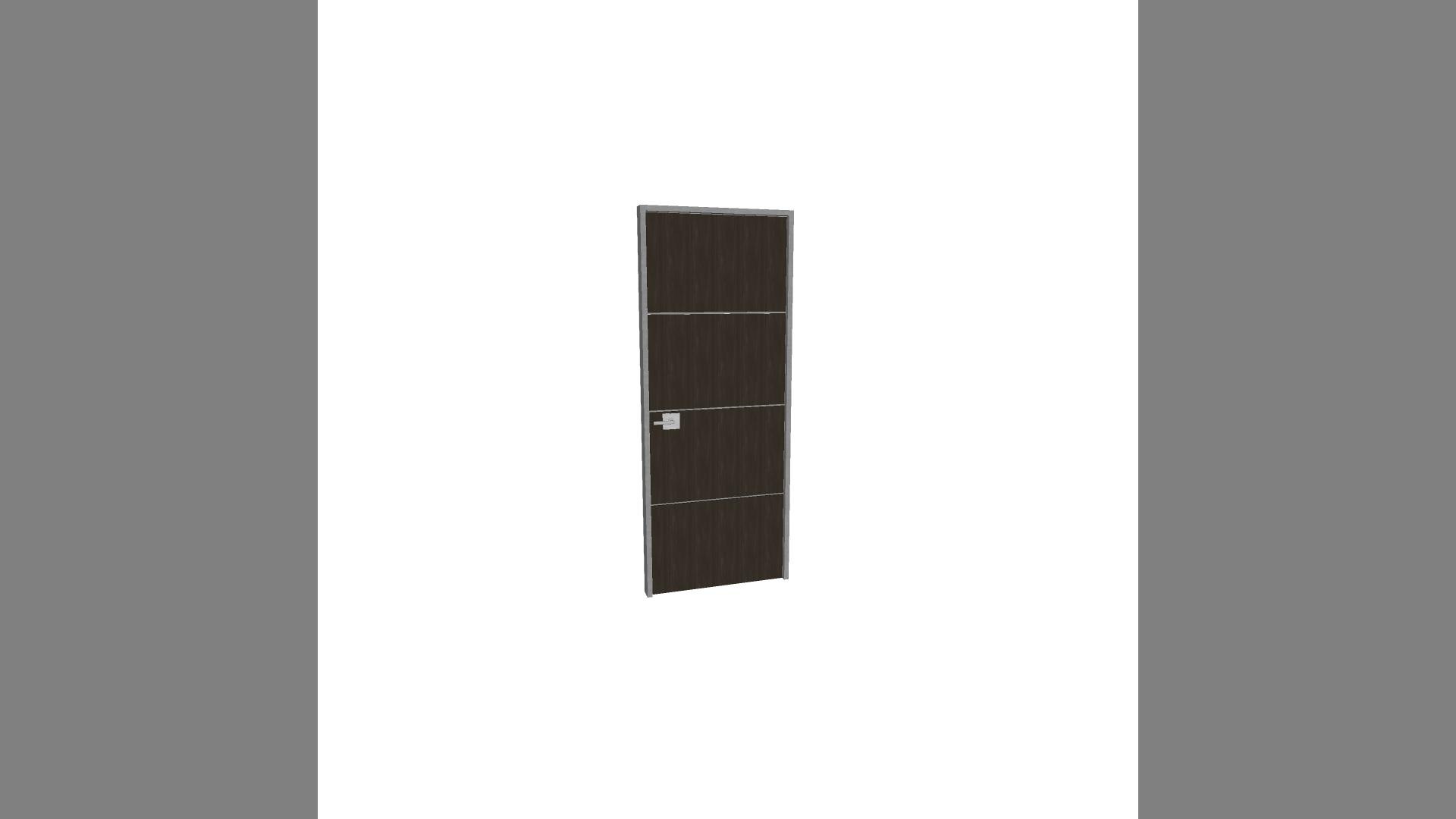 3D Model Wood Modern Main Door - TurboSquid 1775860