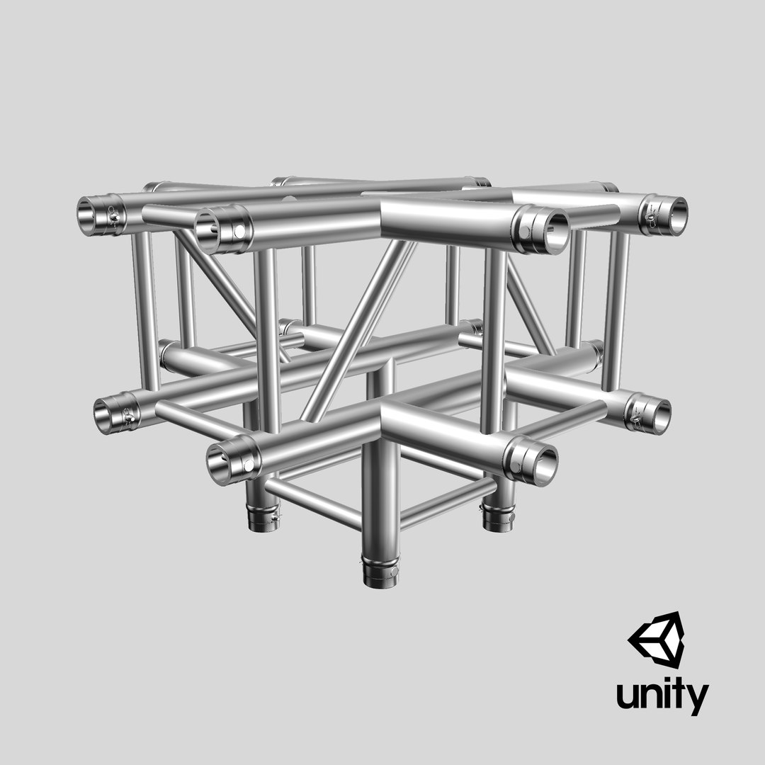 Square Truss Straight A 30D K6 Model - TurboSquid 2041838