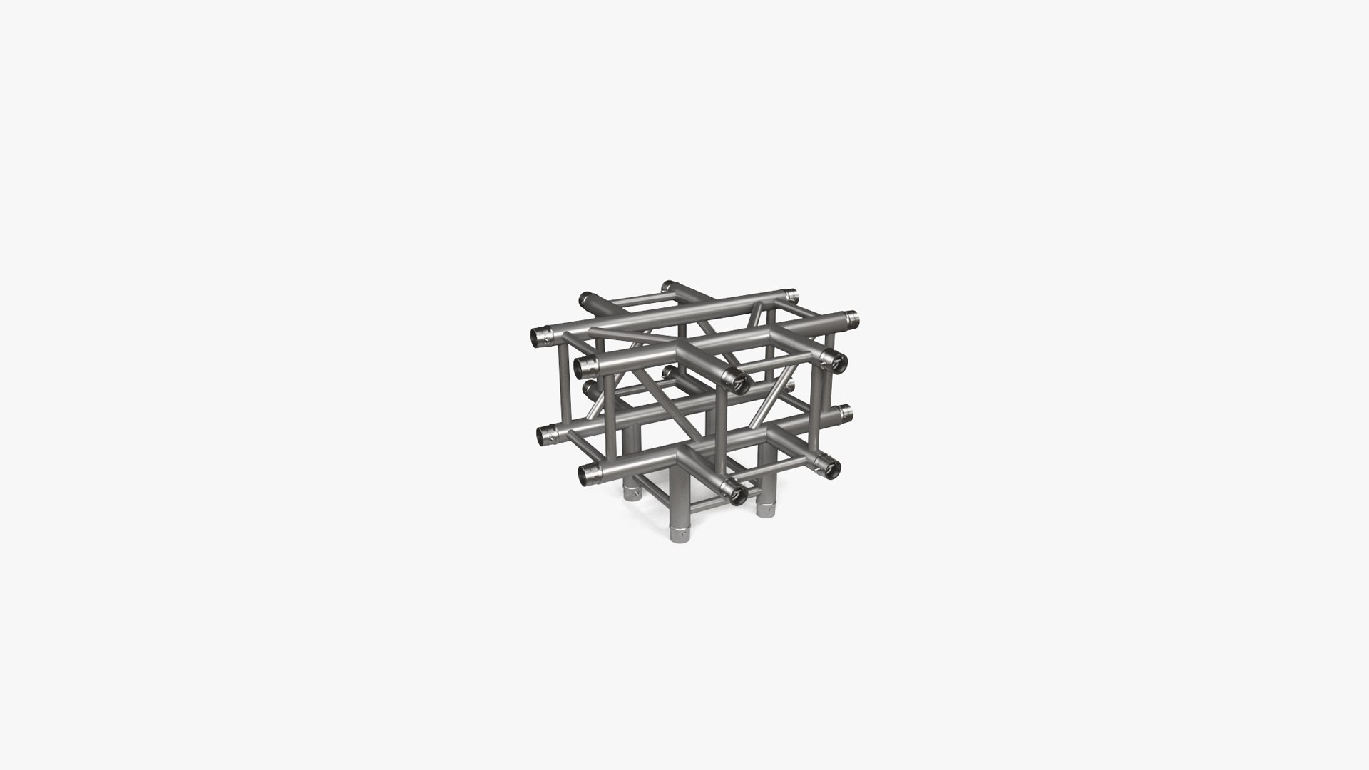 Square Truss Straight A 30D K6 Model - TurboSquid 2041838