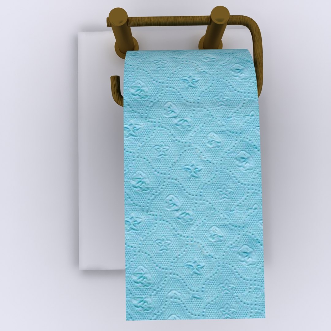 3d toilet tissue paper 02 model