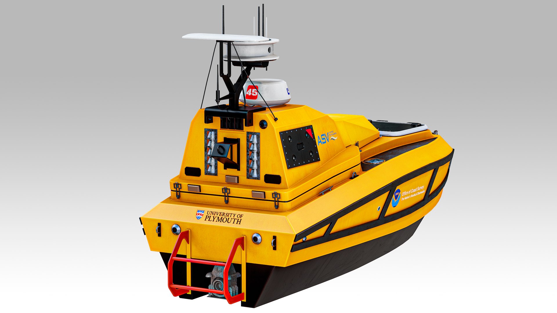 3D C-Worker 4 Autonomous Surface Vehicle ASV Type 2 PBR - TurboSquid ...