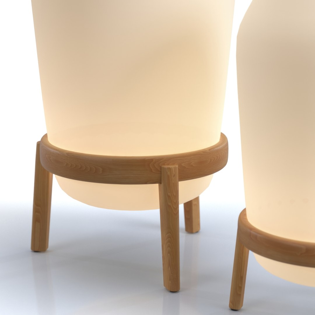 3D Model Loon Floor Lamp By Dedon - TurboSquid 2222568