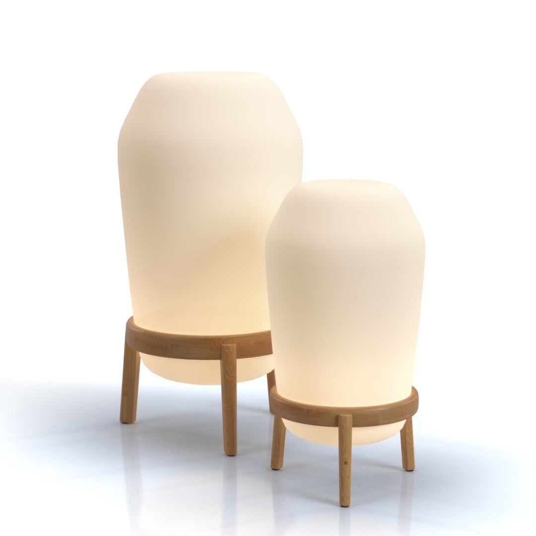 3D Model Loon Floor Lamp By Dedon - TurboSquid 2222568