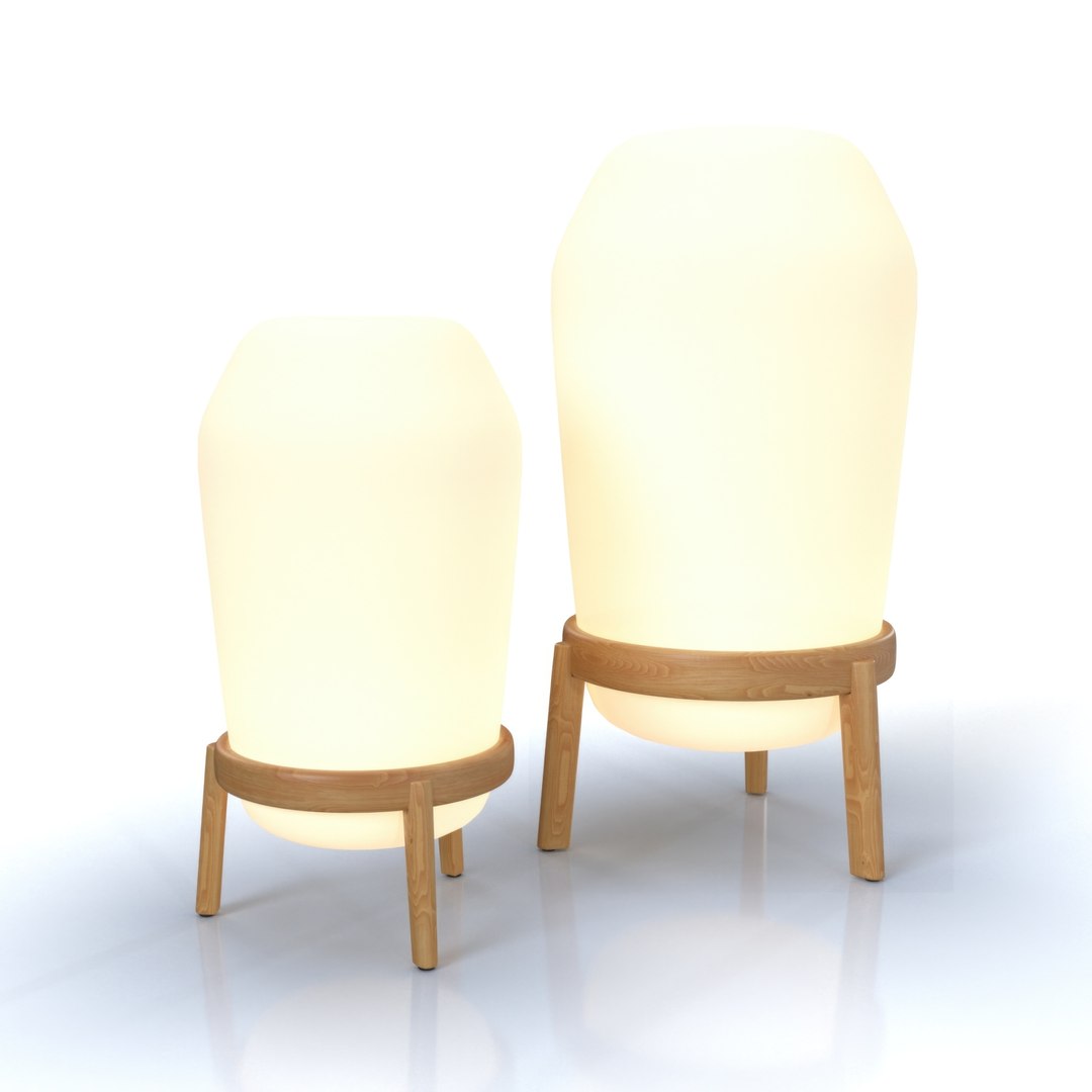 3D Model Loon Floor Lamp By Dedon - TurboSquid 2222568