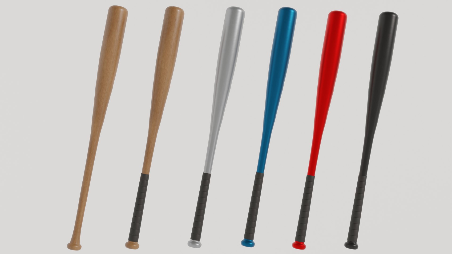 Baseball Bats Collection 3D - TurboSquid 2284874