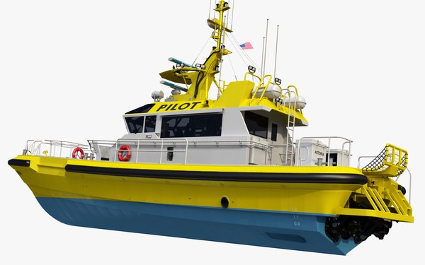 Camark pilot boat 22m 3D model - TurboSquid 1476022