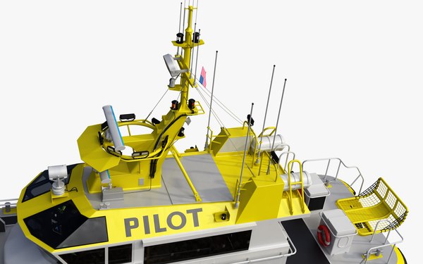 Camark pilot boat 22m 3D model - TurboSquid 1476022