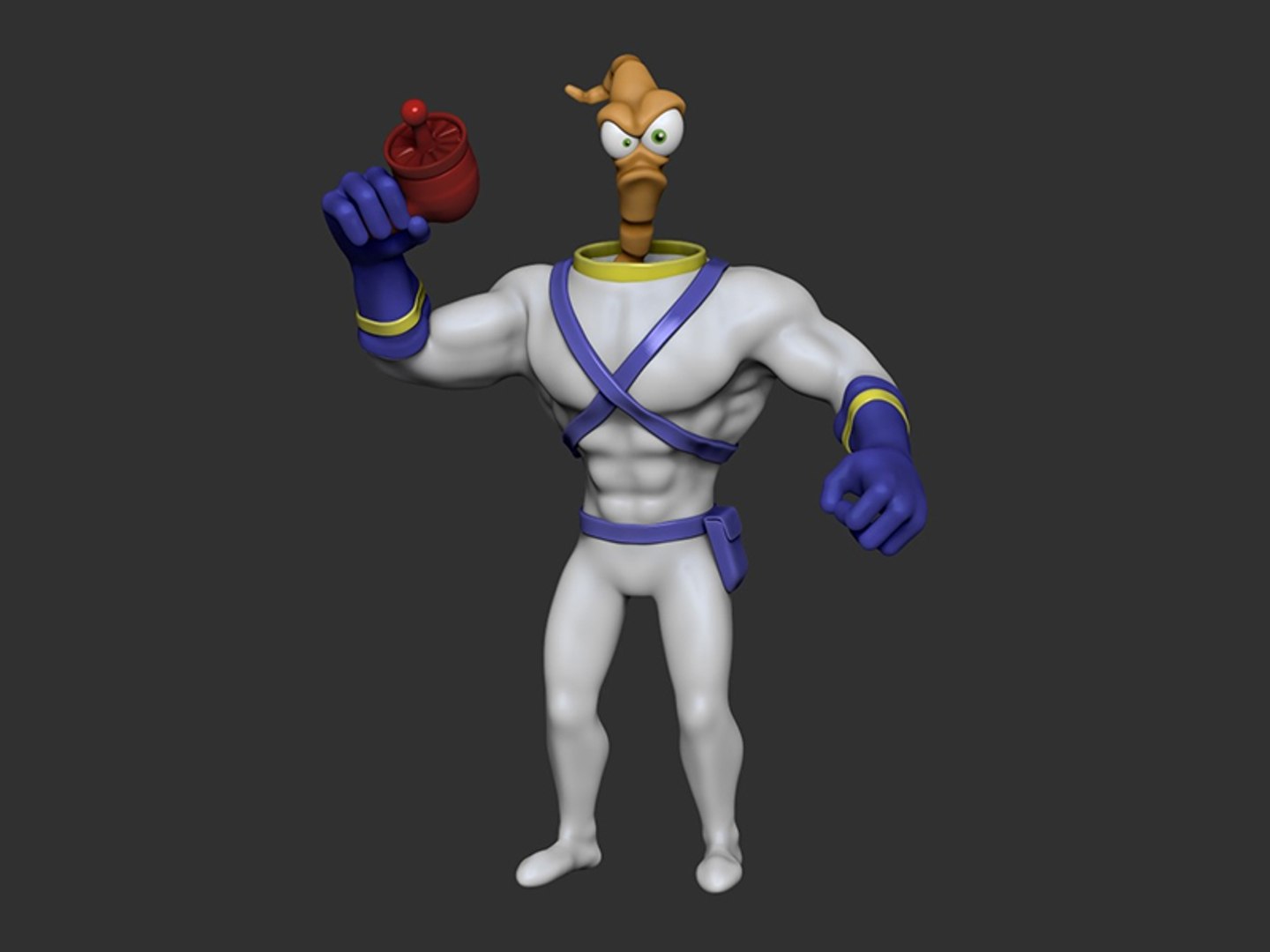 3D Model Earthworm Jim - TurboSquid 1204797