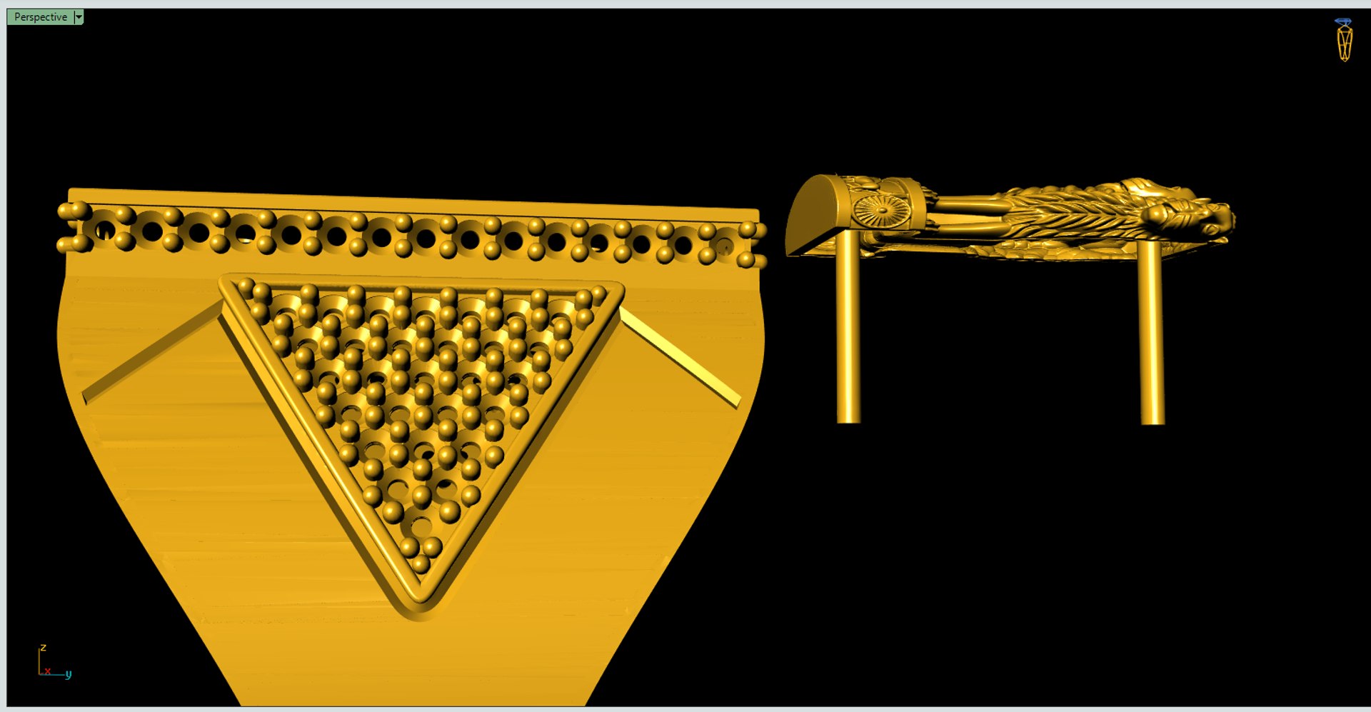 3D Ashok Stambh Ring print file - TurboSquid 2096721