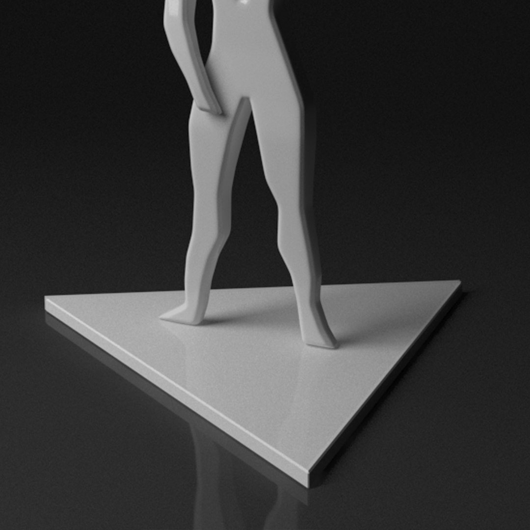 3D Modern Sculpture FIT MAN - TurboSquid 1866270