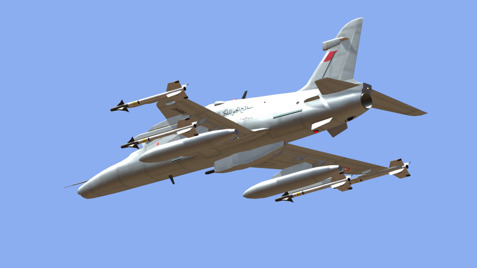 BAE Hawk 129 Royal Bahraini Air Force 3D Model - TurboSquid 1855128