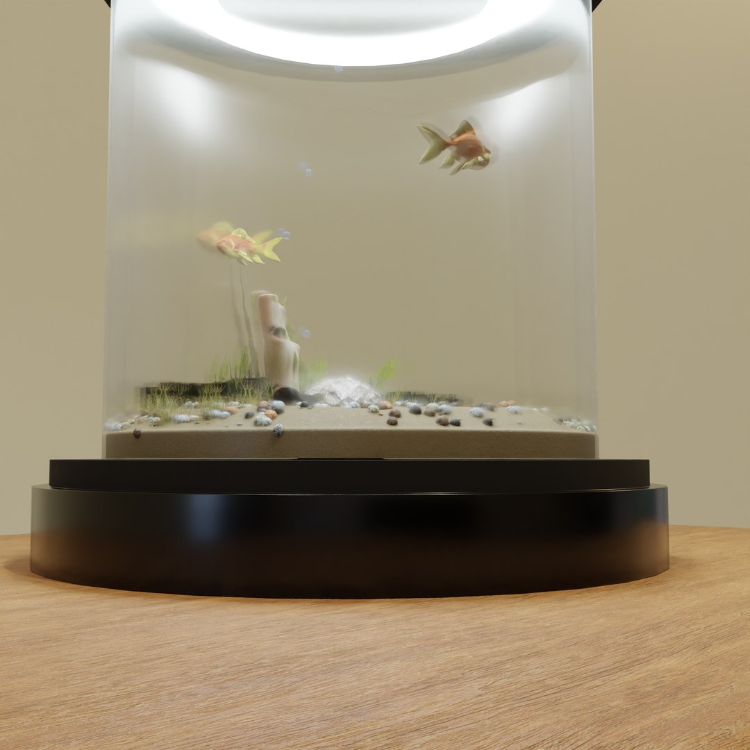 3D Fish Tank 3D Model - TurboSquid 2235101