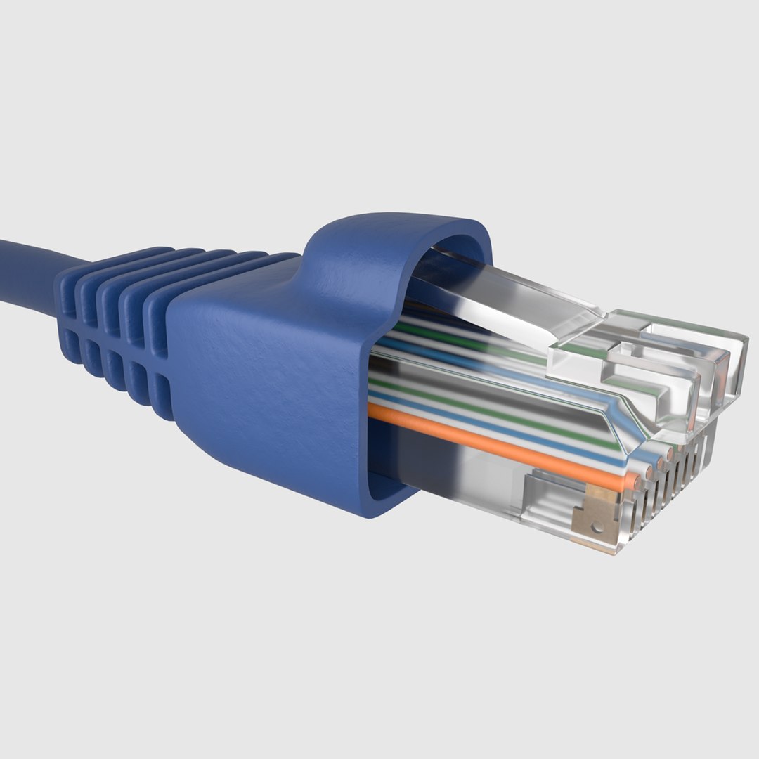 3D Ethernet Cable - TurboSquid 1535075