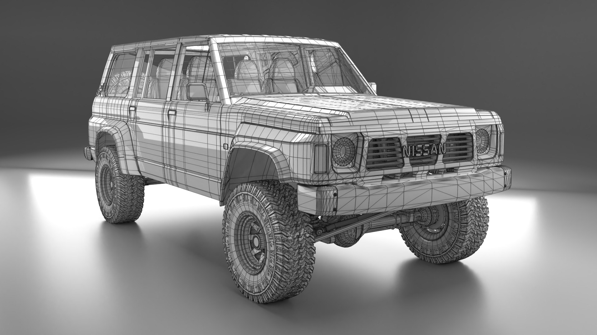 1990 Nissan Patrol 3D Model - TurboSquid 1495379