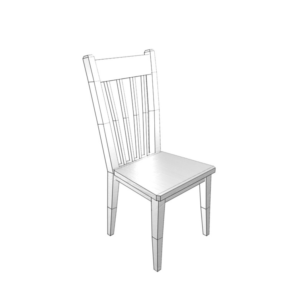 3d model normal chair