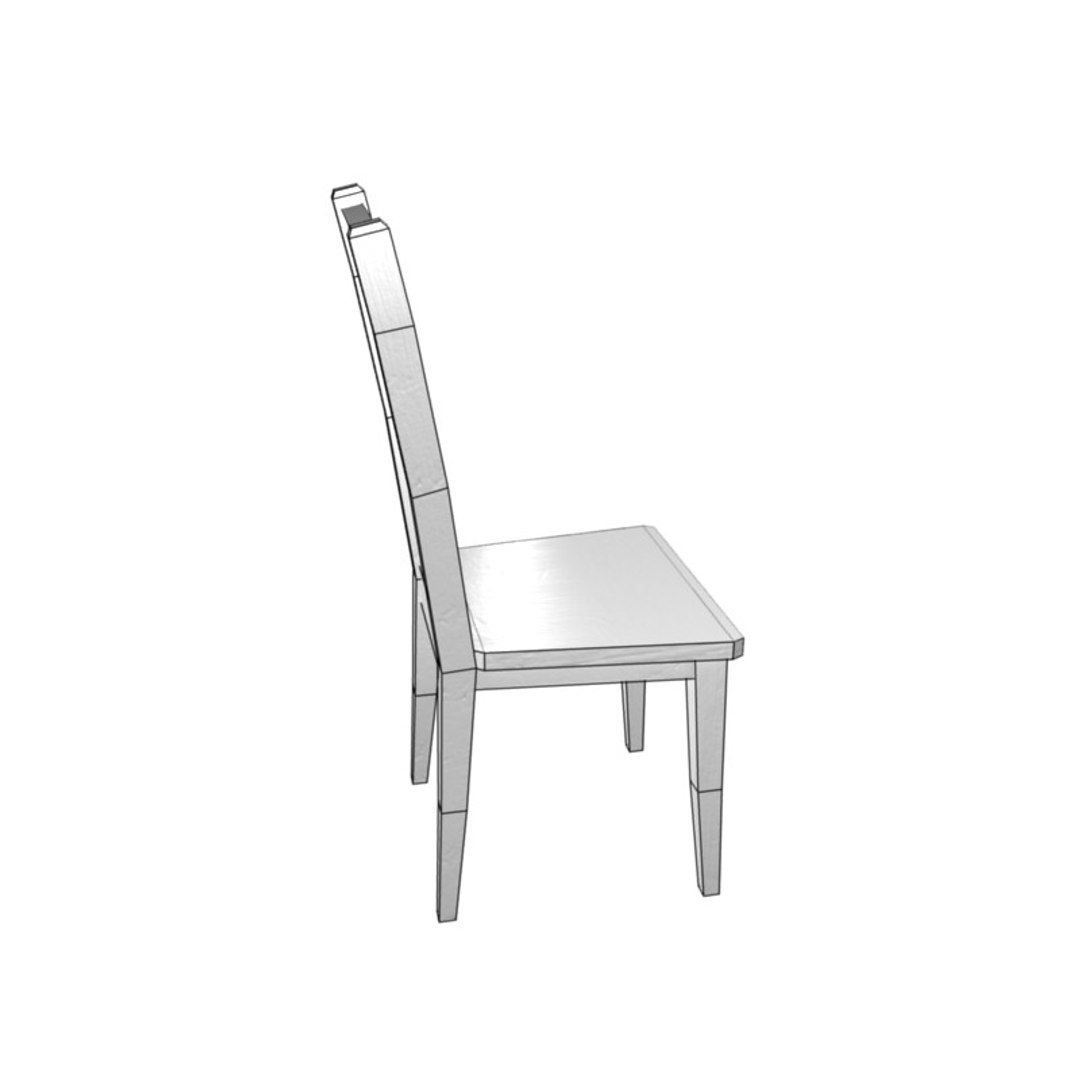 3d model normal chair