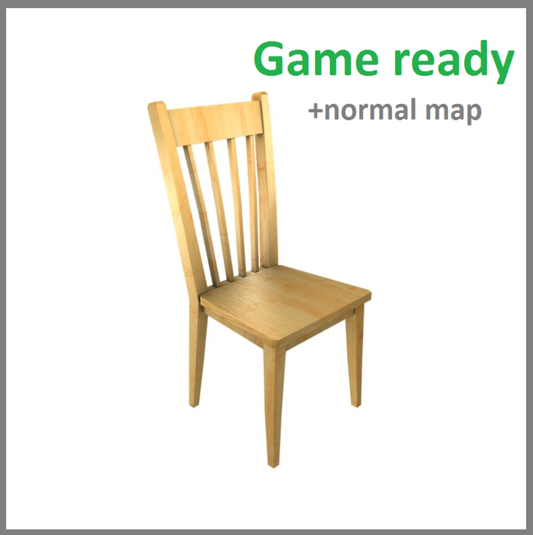 3d model normal chair