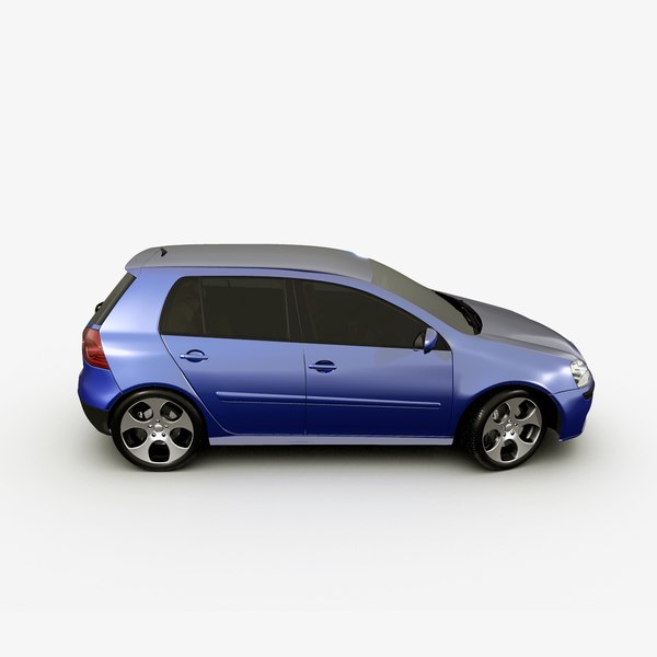 3d model of volkswagen golf 5