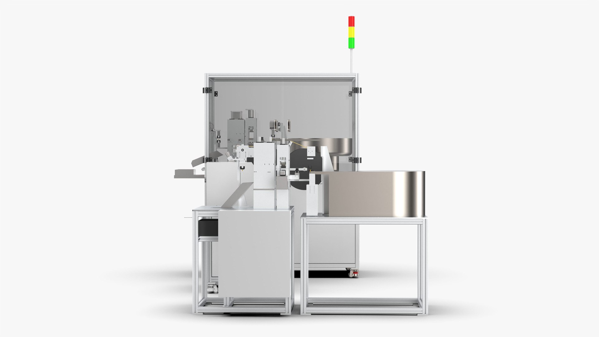 Automatic Capacitor Corner Cutting And Bending Machine 3D Model ...