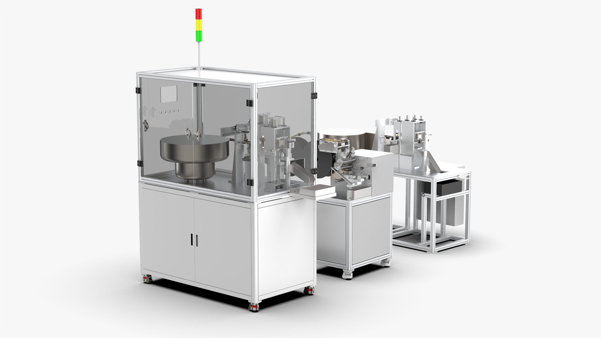 Automatic Capacitor Corner Cutting And Bending Machine 3D Model - TurboSquid 2412272