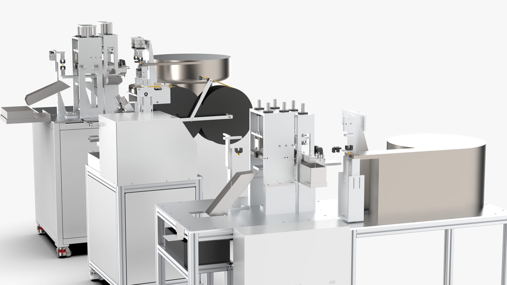 Automatic Capacitor Corner Cutting And Bending Machine 3D Model - TurboSquid 2412272