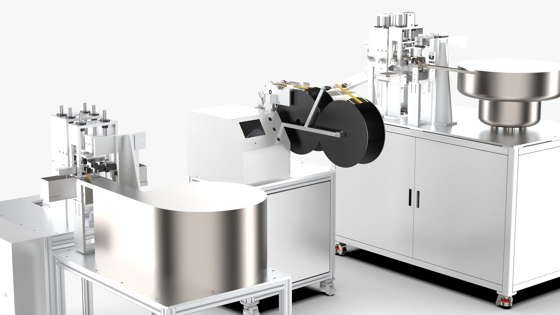 Automatic Capacitor Corner Cutting And Bending Machine 3D Model ...