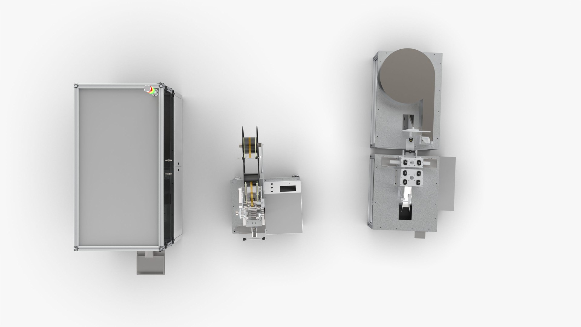 Automatic Capacitor Corner Cutting And Bending Machine 3D Model ...