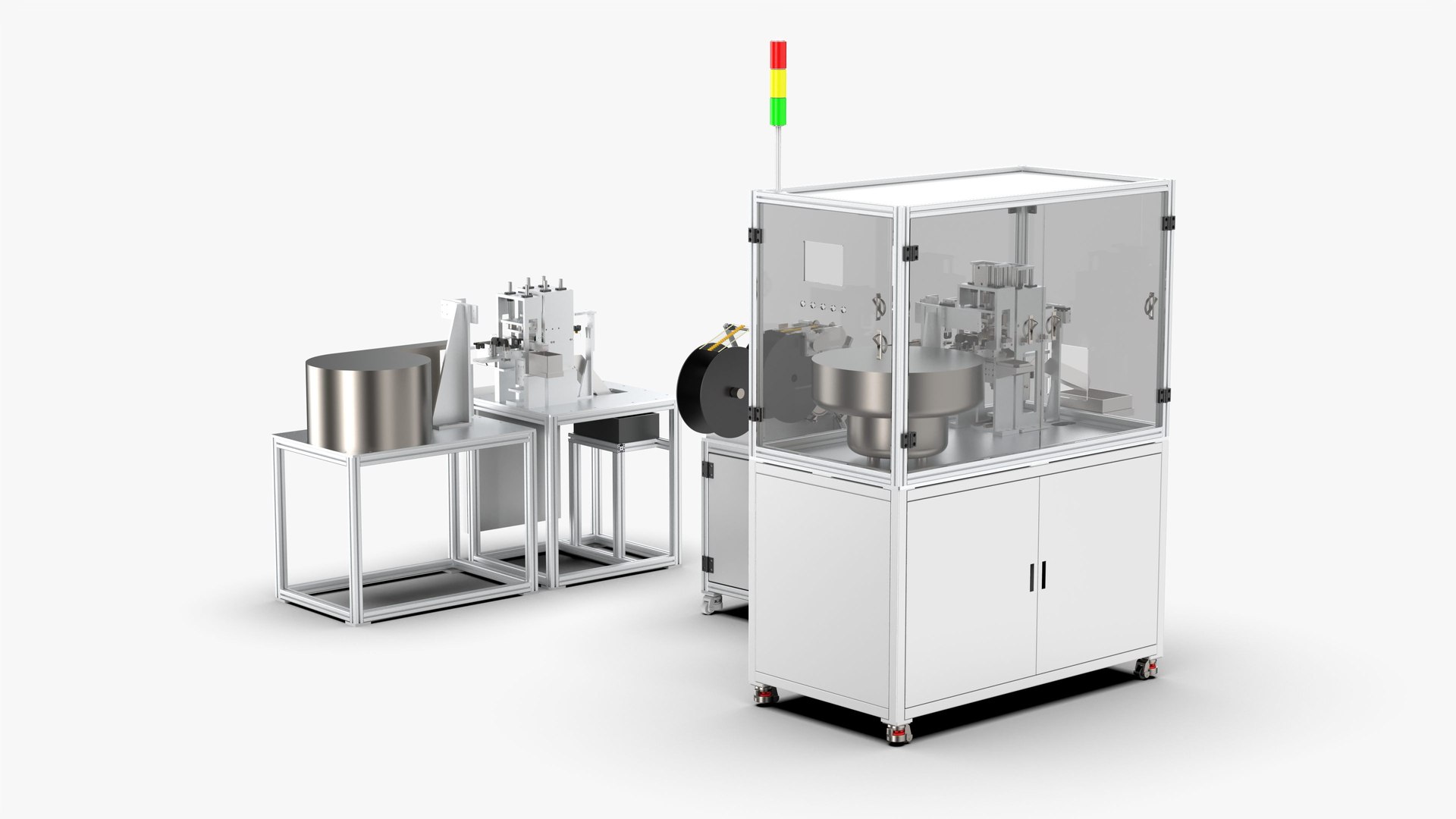 Automatic Capacitor Corner Cutting And Bending Machine 3D Model - TurboSquid 2412272