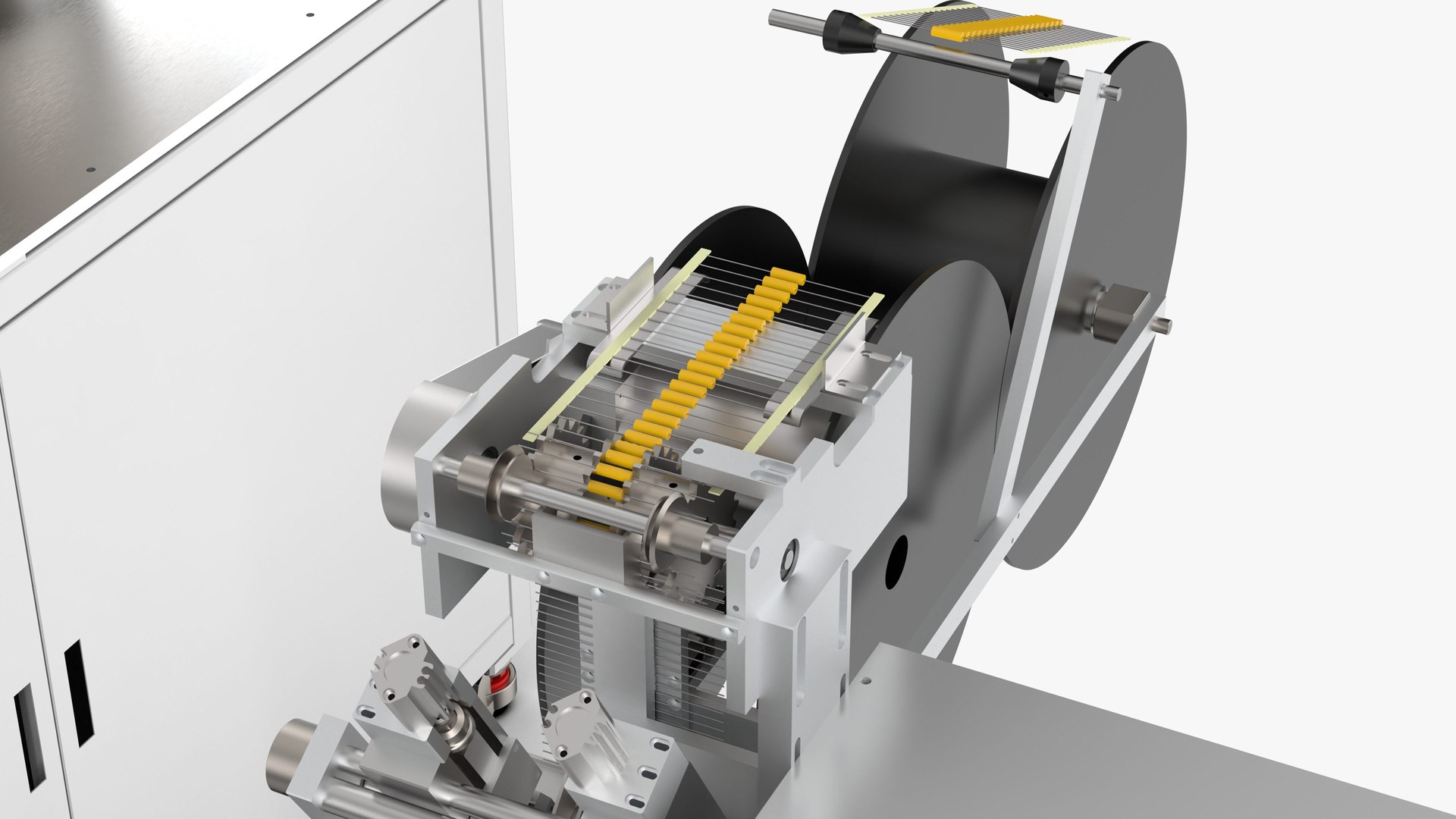 Automatic Capacitor Corner Cutting And Bending Machine 3D Model - TurboSquid 2412272