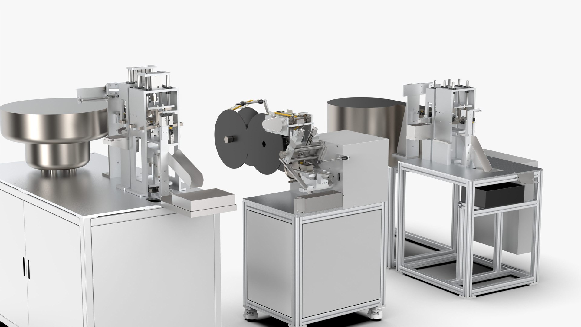 Automatic Capacitor Corner Cutting And Bending Machine 3D Model ...