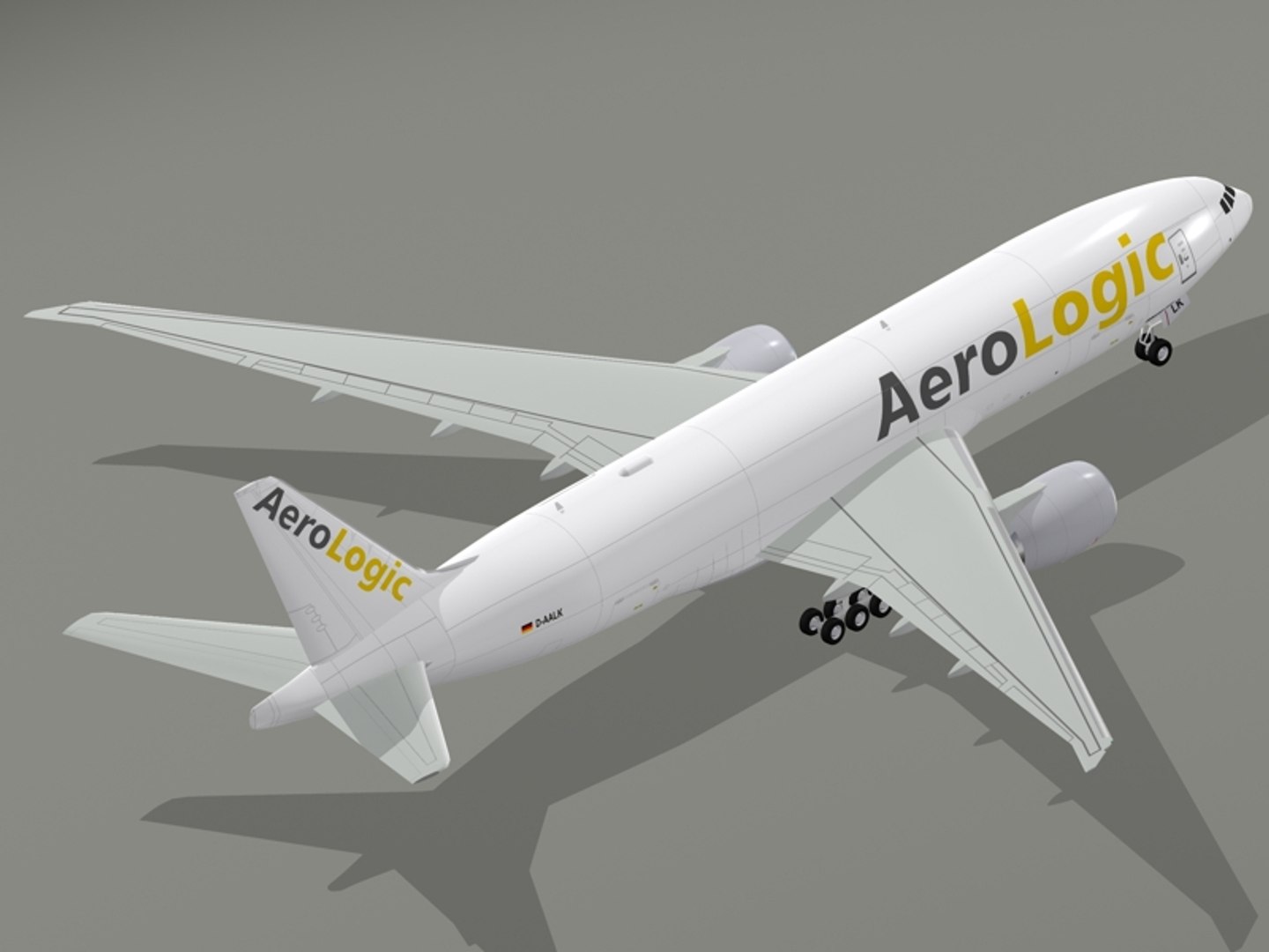 Boeing Aerologic B 777 3D Model - TurboSquid 1515715