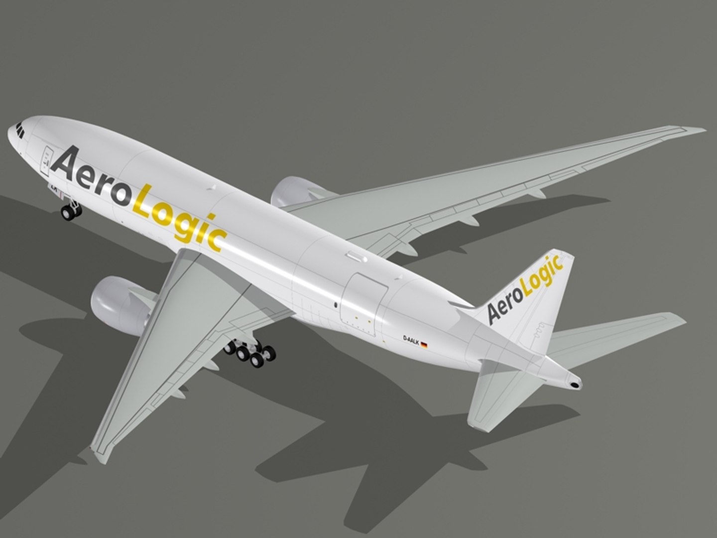 Boeing Aerologic B 777 3D Model - TurboSquid 1515715