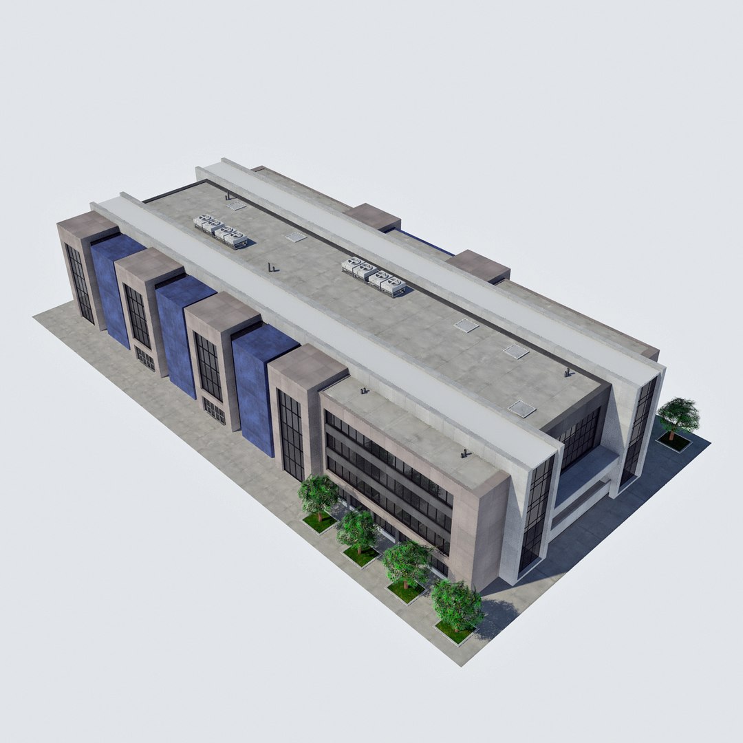 - City Office Building 3d Model