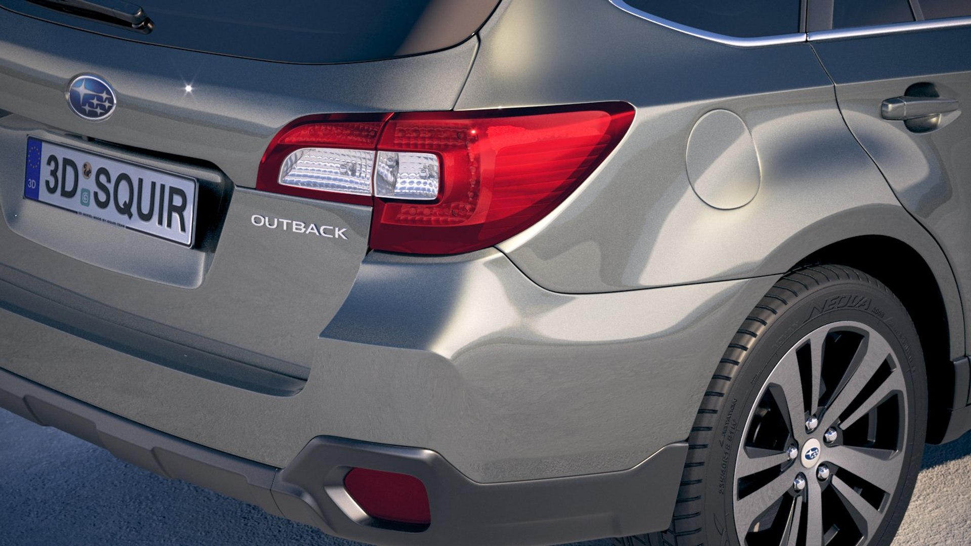 Subaru Outback Eu Model - TurboSquid 1286646