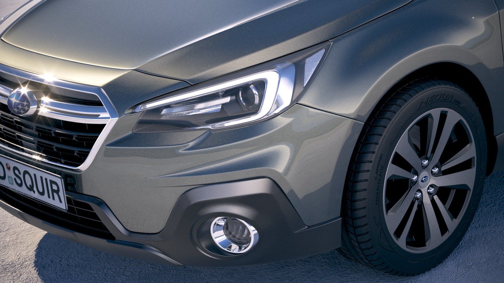 Subaru Outback Eu Model - TurboSquid 1286646