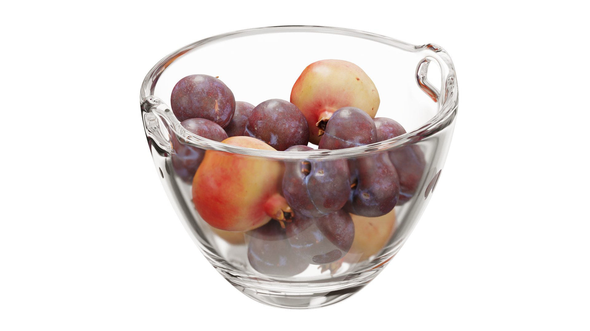 Ono fruit salad bowl set 01 3D - TurboSquid 1965461