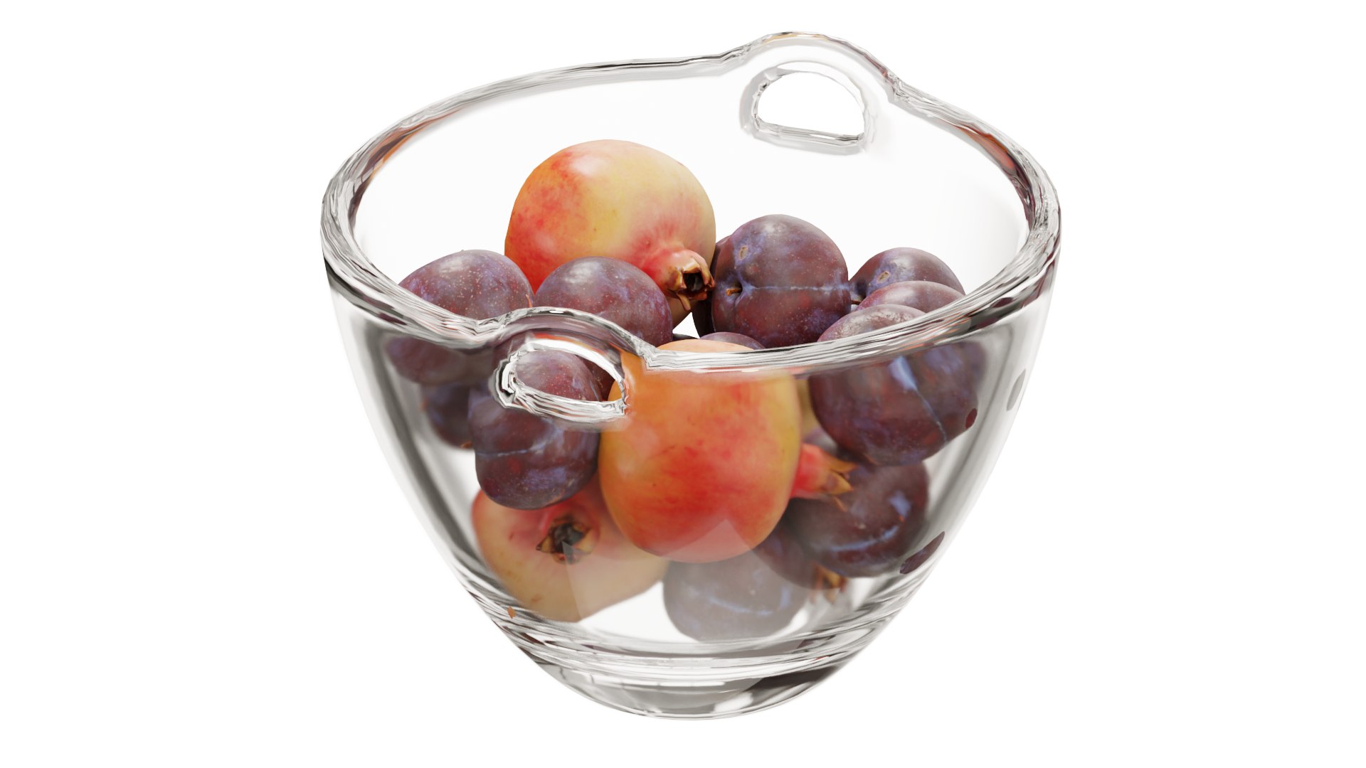 Ono fruit salad bowl set 01 3D - TurboSquid 1965461