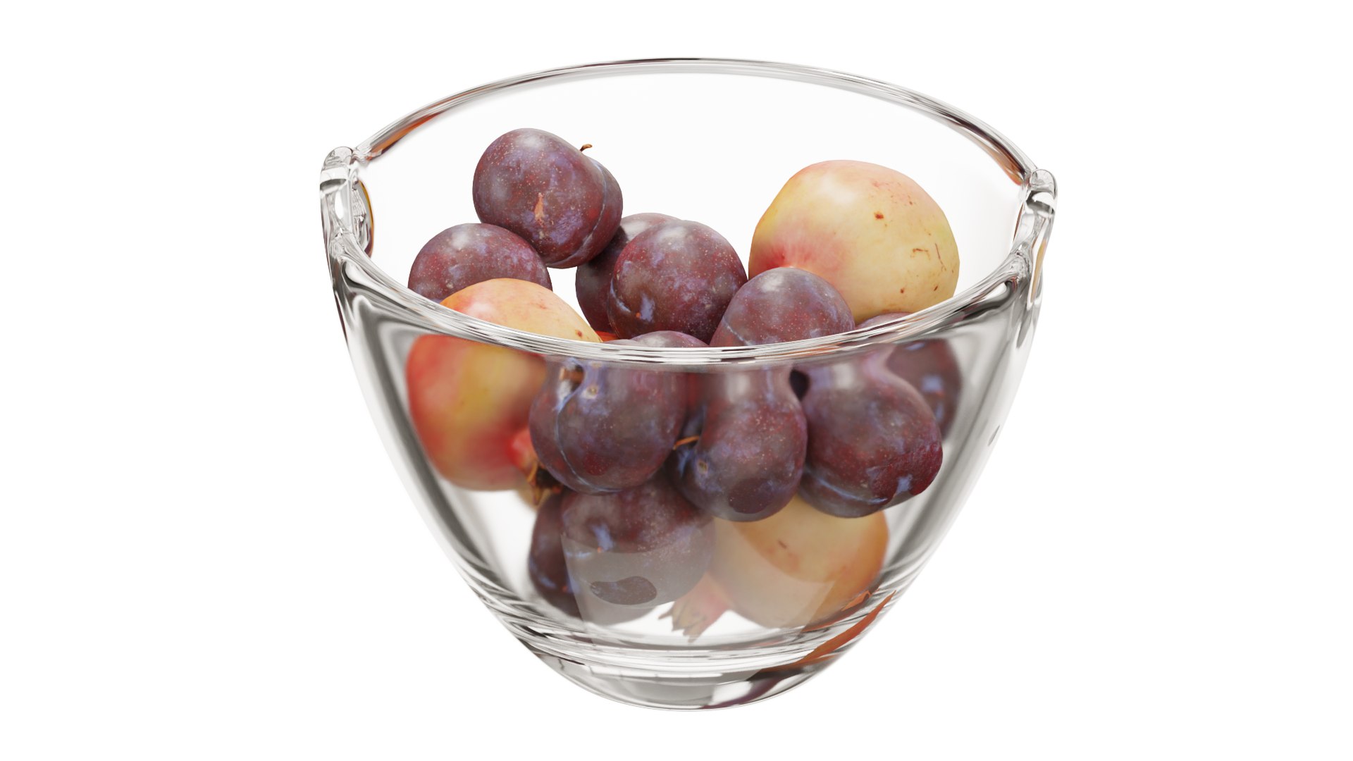 Ono fruit salad bowl set 01 3D - TurboSquid 1965461