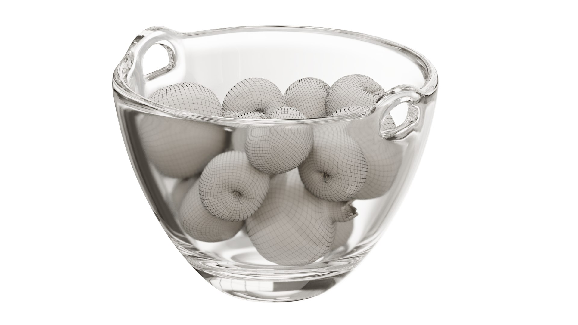 Ono fruit salad bowl set 01 3D - TurboSquid 1965461