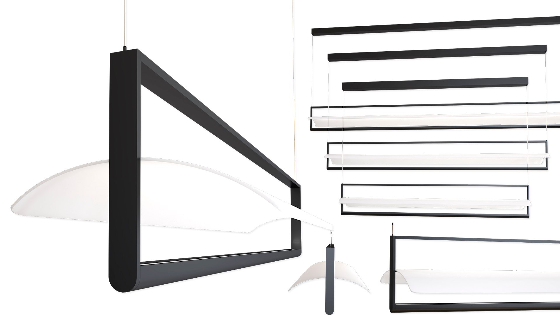 3D Vibia Kontur Hanging II - TurboSquid 1850654
