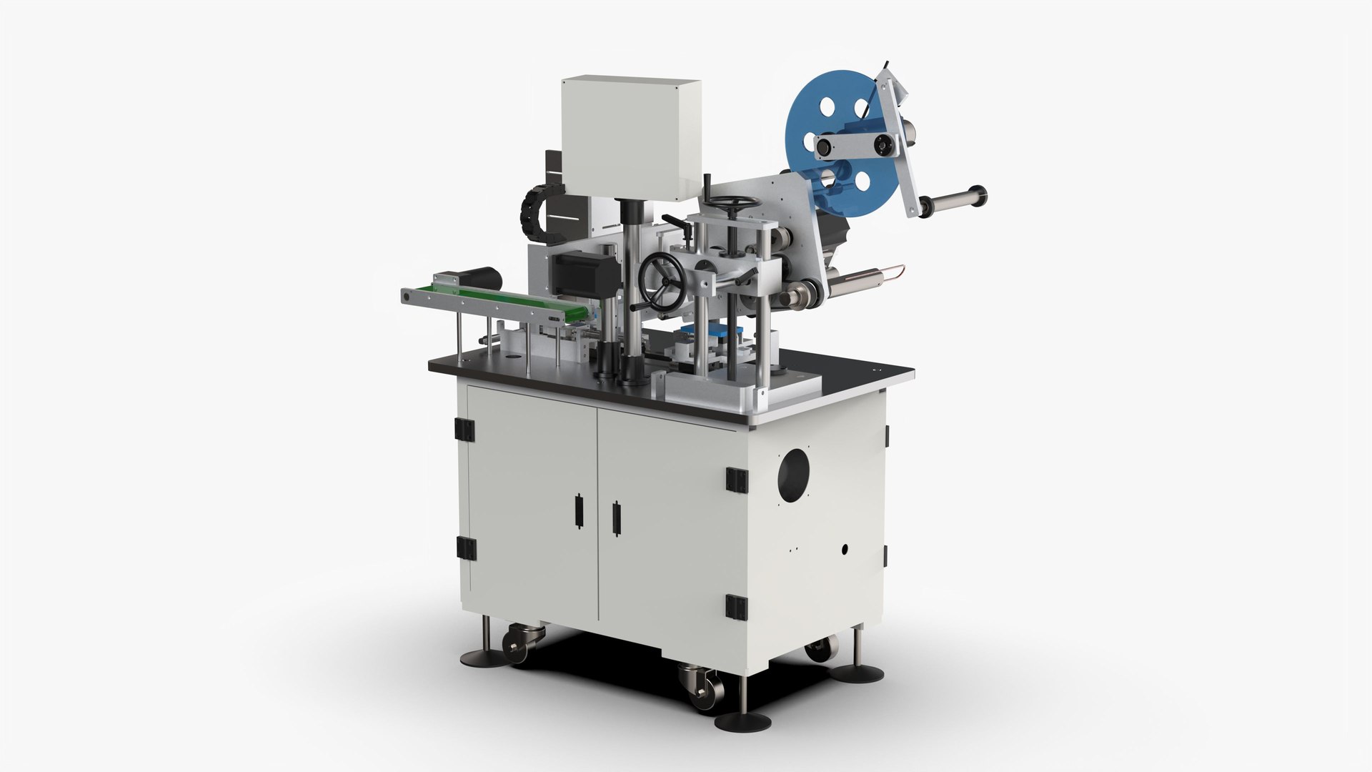 Automatic Mobile Phone Battery 4 Sides Labeling Machine 3D Model ...