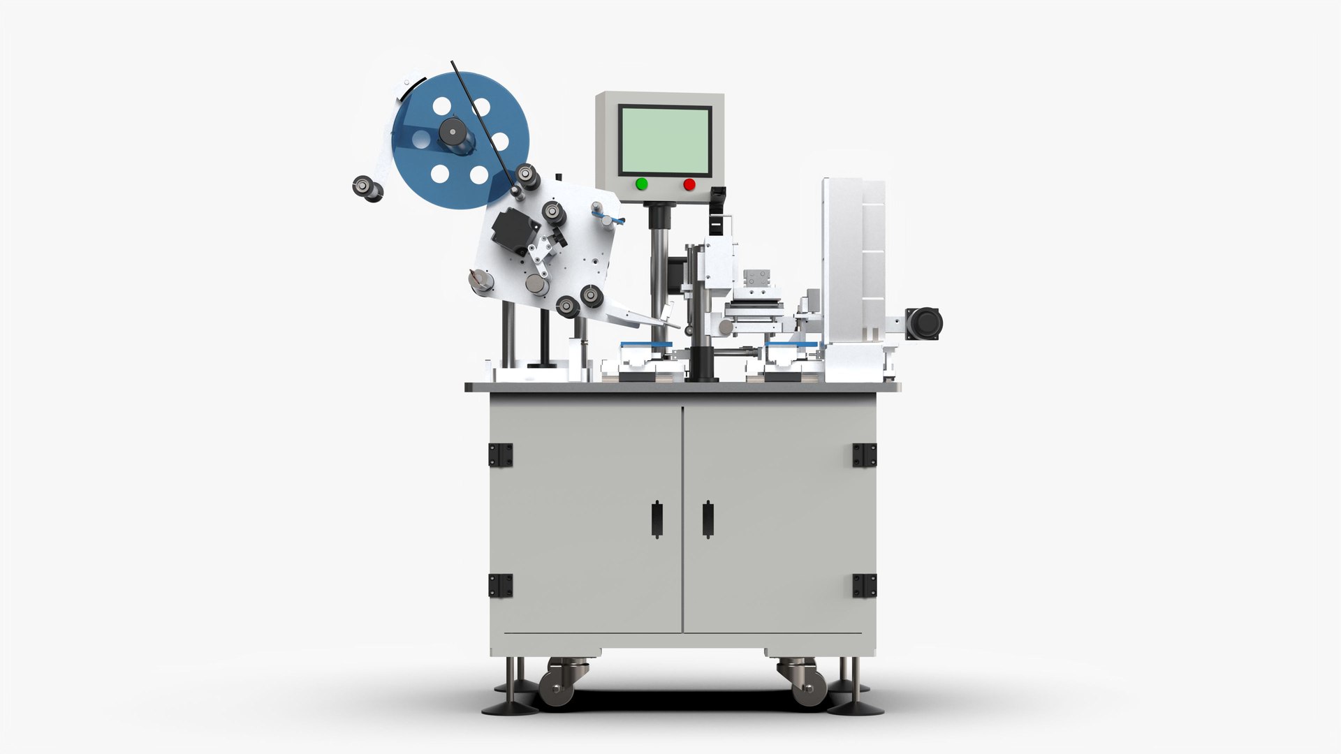 Automatic Mobile Phone Battery 4 Sides Labeling Machine 3D Model ...