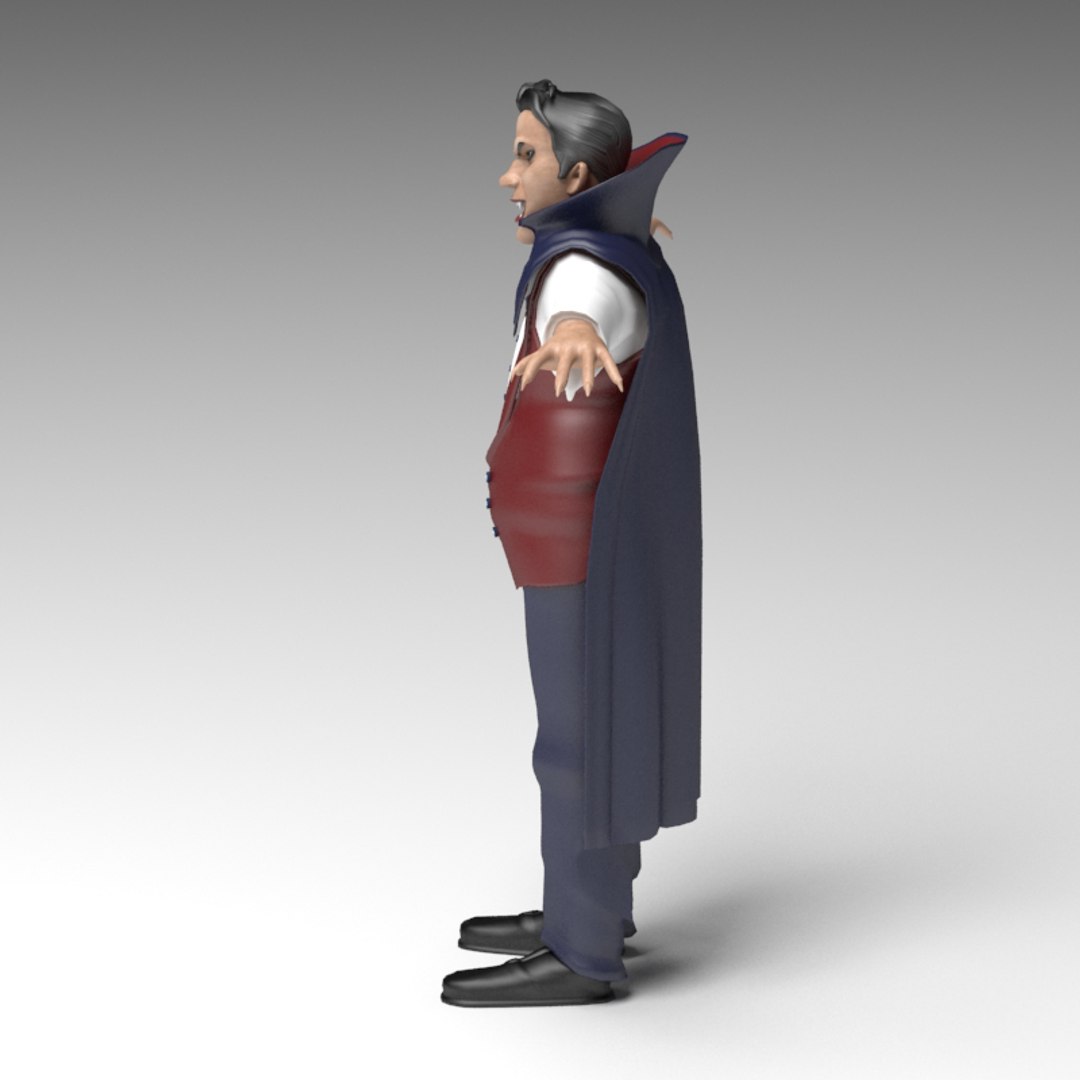 Vampire Human Man 3d 3ds