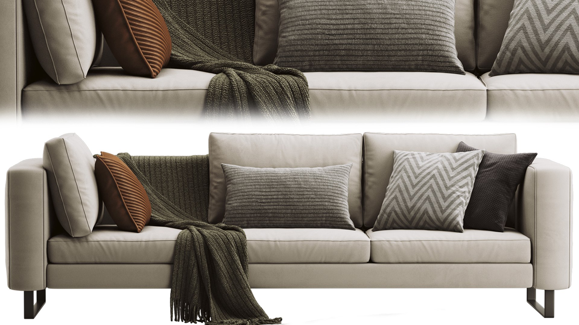BoConcept Indivi Sofa 3D model - TurboSquid 1861323