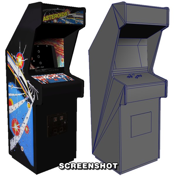 1979 arcade cabinet 3d 3ds