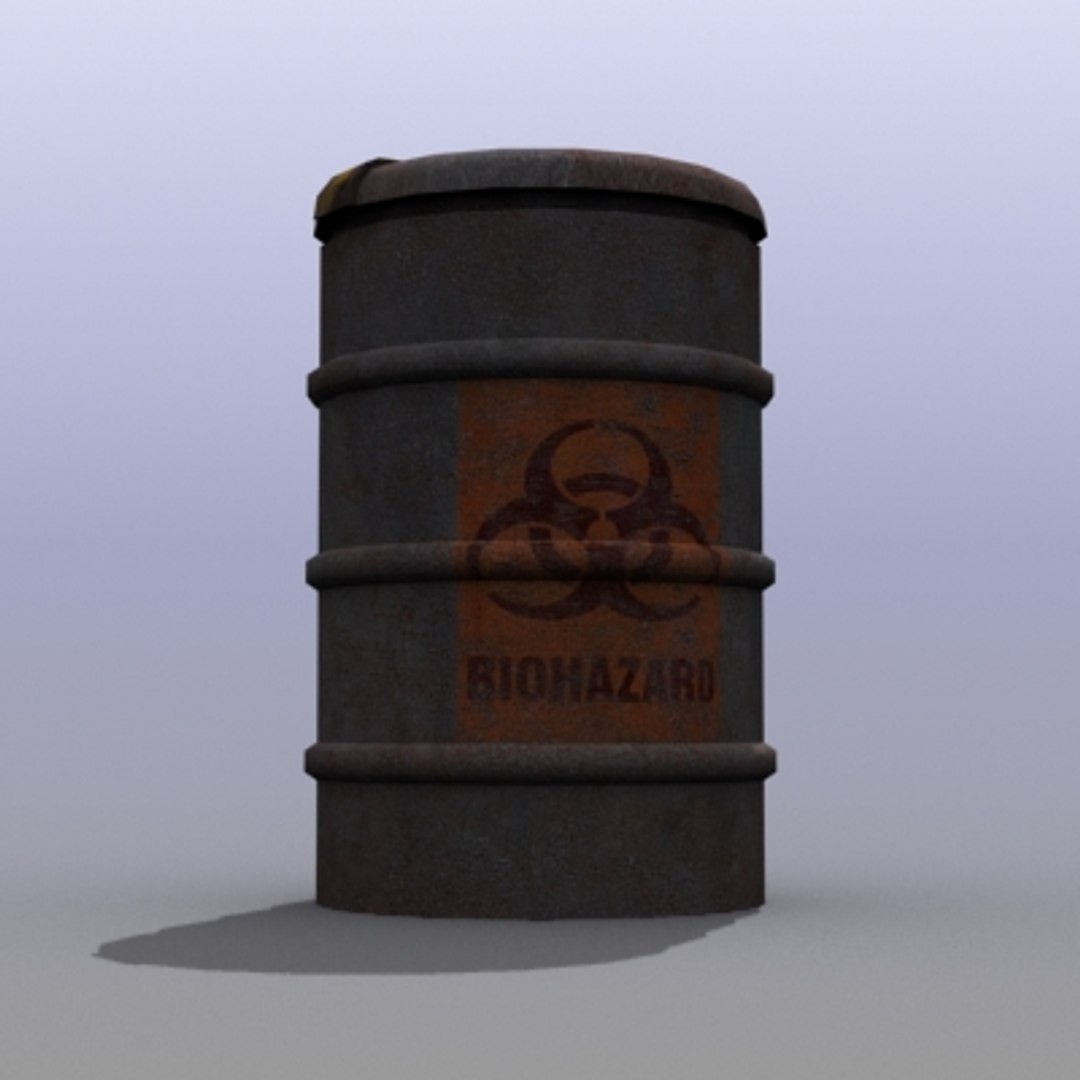 Old Barrels 3d Model